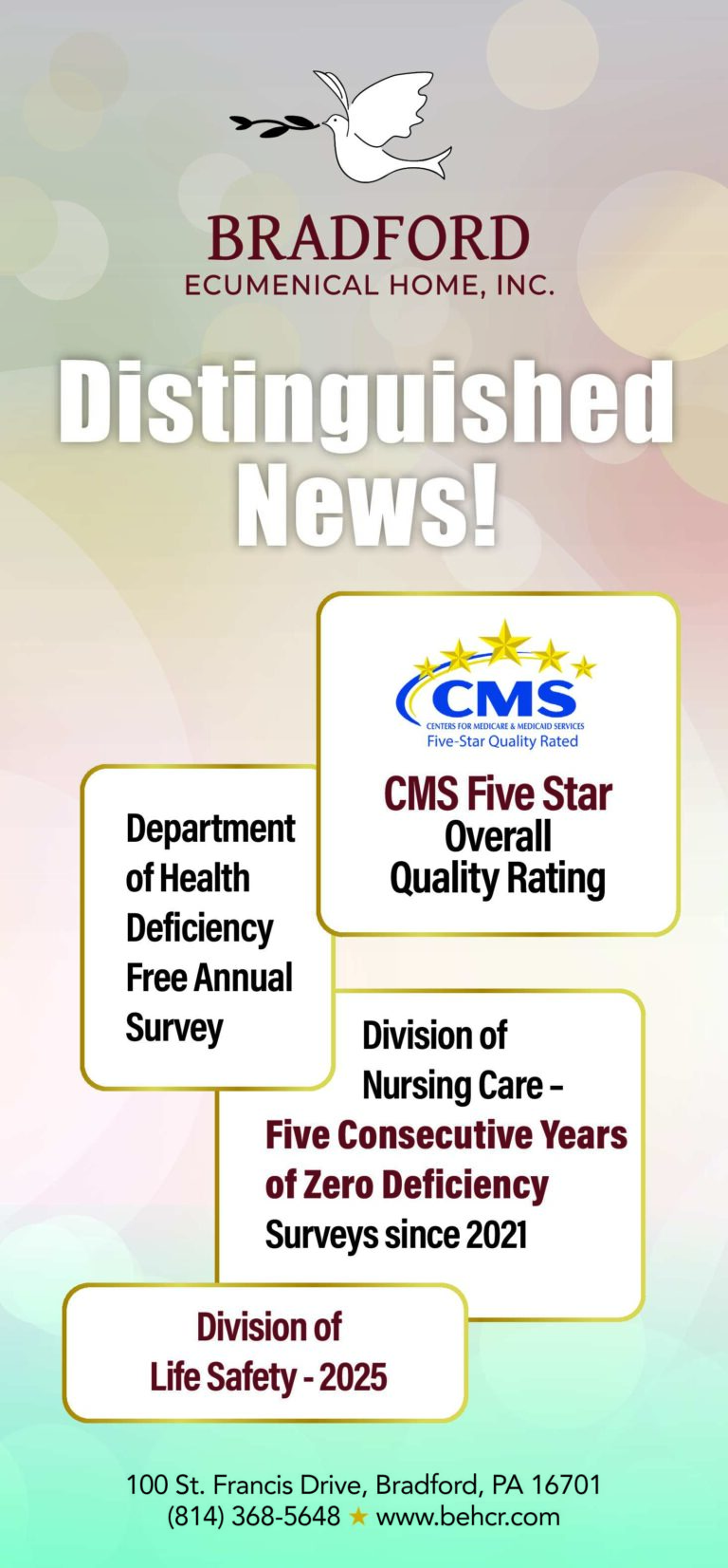 We are proud to announce that Bradford Ecumenical Home completed our ...